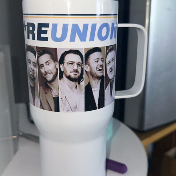 The Reunion 2024/2025 *NSYNC Graphic Mug | Anniversary Era Retro Album ...