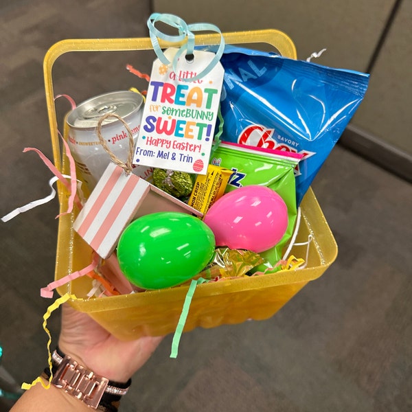 Printable Treat for Someone Sweet Easter Gift Tag, Easter Basket Gift ...