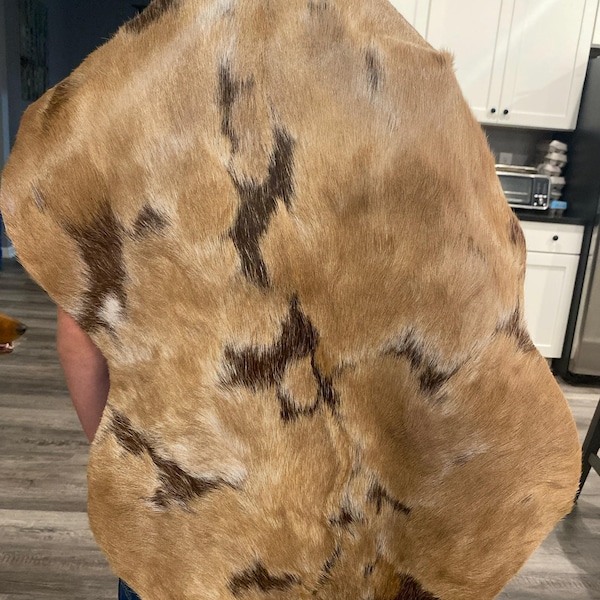Genuine Hair on Goathide Rug, Goat Hide - Etsy
