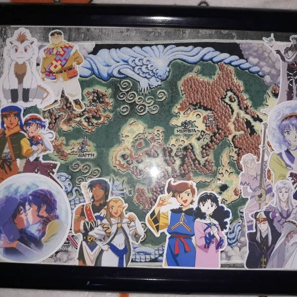 Lunar Silver Star Story Complete Stickers. Alex, Luna, Nash, Mia ...