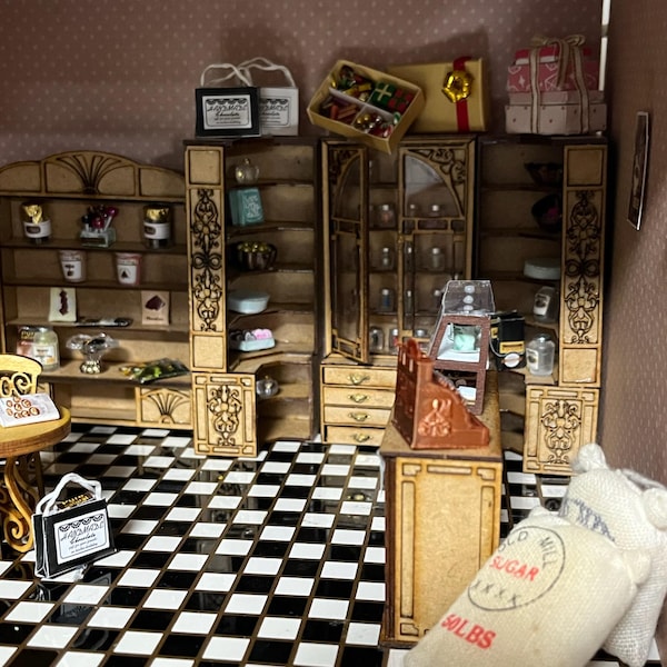 Dollshouse Miniature Pantry 1/24 Half Scale KIT. - Etsy