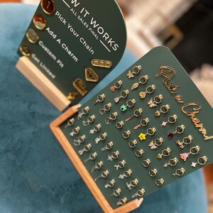 Custom How It Works Sign Table Top Display Sign With Acrylic 3D Icons ...