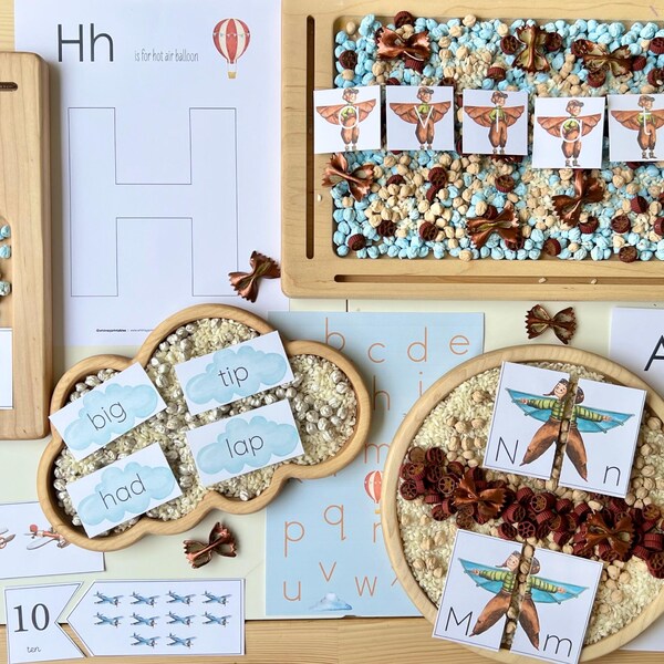 Alphabet Nature Flashcards, Alphabet, Nature, Flashcards, Digital DIY ...