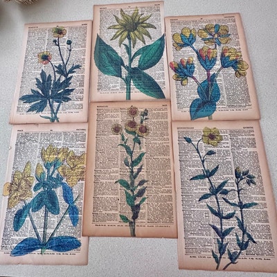 50 Pieces of Vintage Paper Ephemera Pack, Postcards Envelopes, Stamps ...