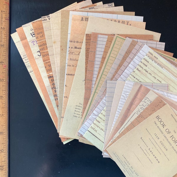 Assorted Printed Collage Paper Pack, Vintage Paper Scraps for Junk ...