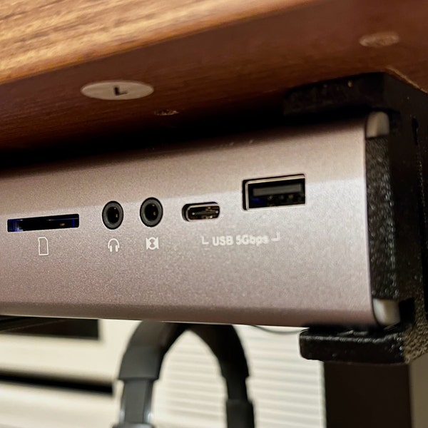 Under Desk or Wall Mount for Caldigit TS3 Plus Dock With Mounting ...