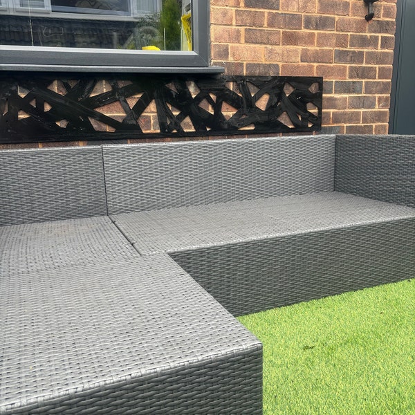 Composite Garden Screen Nasrid Garden Privacy Decorative Screen Panels ...