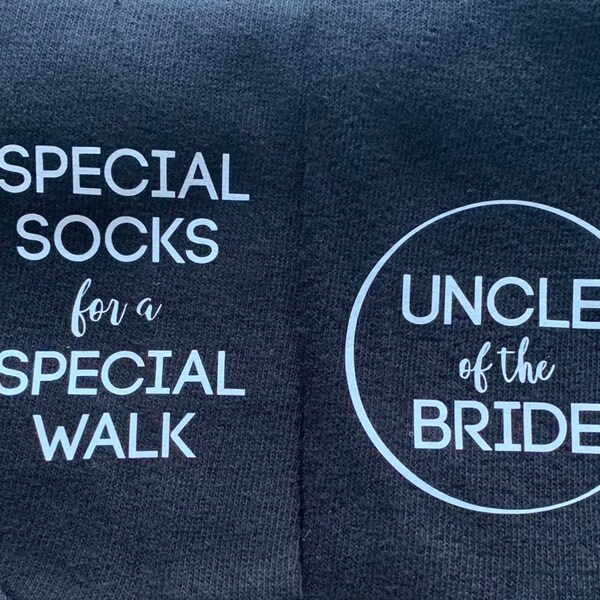 Uncle of the Bride Gift, Father of the Bride Gift, Special Socks for a ...