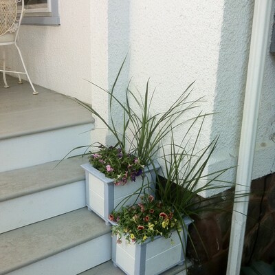 Cedar Step Planter Box indoor/outdoor - Etsy