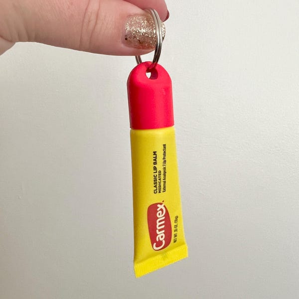 Carmex Keychain Cap - Chapstick Holder - Etsy