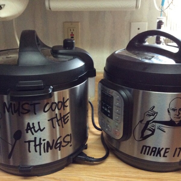Instant Pot Decal,must Cook All the Things! Instant Pot, Appliances ...