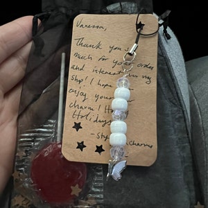 Red and Clear Beaded Cherry Phone Charm Keychain Purse - Etsy