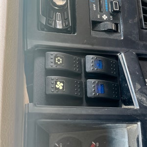 Jeep Wrangler TJ LJ Stepped Switch Panel Fits 6 OEM & 4 Carling ...