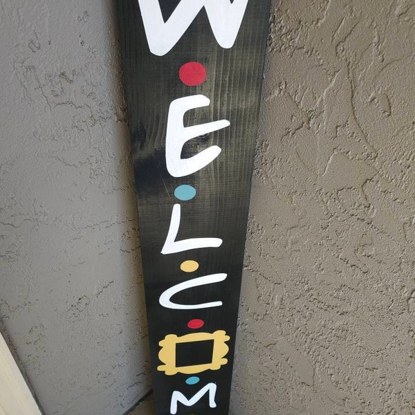 Friends Inspired Porch Sign | Welcome Sign | Front Door Entry - Etsy