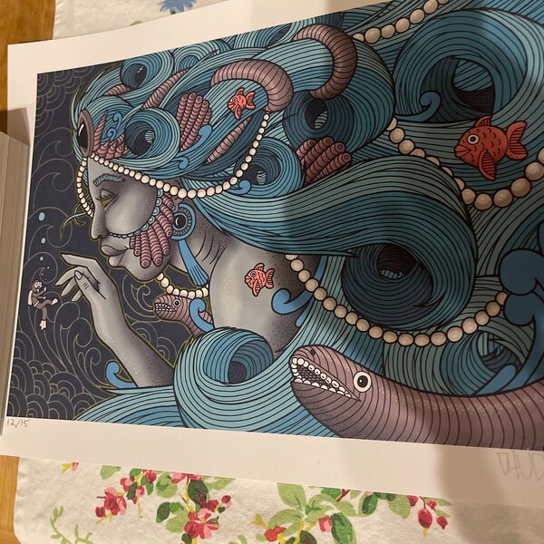 Lady Squid Face - Etsy
