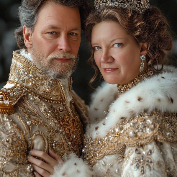 Custom Royal Portrait Oil Painting From Photo, Renaissance Portrait ...
