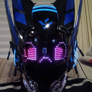 Bluetooth Cyberpunk Mask Futuristic Mask cyberpunk - Etsy