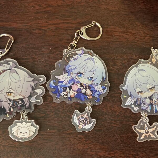 Honkai Star Rail 4 Mini Standee, Unique Design, HSR Acrylic Stand, HSR ...