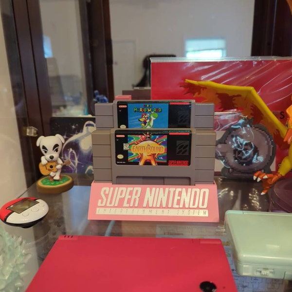 SNES Stacked Game Cartridge Display Stand - Etsy