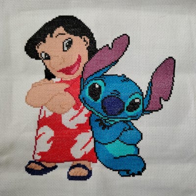 Lilo and Stitch Cross Stitch Pattern Embroidery Pattern Instant ...