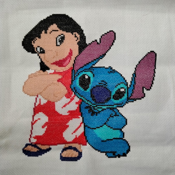Lilo and Stitch Cross Stitch Pattern Embroidery Pattern Instant ...