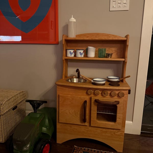Cherry 3 or 4 Shelf Open Shelving - Select 28 Inch or 36 Inch Lengths ...