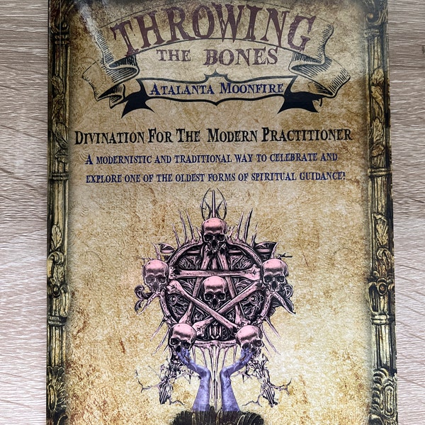 Throwing the Bones Book & Kit 129 Pgs and 15 Pc Learn to Throw the ...