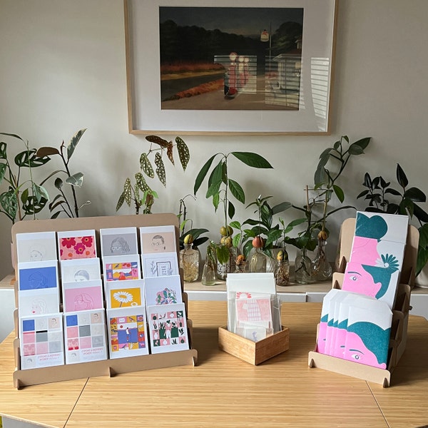 Wide Shelves Retail Display Counter Craft Market Display Exhibition ...