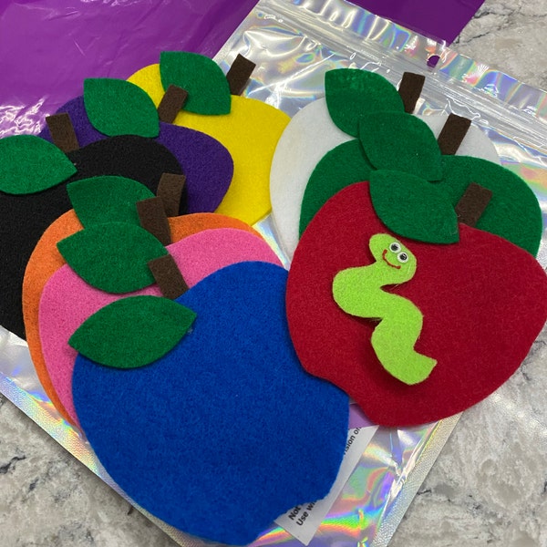 Wiggly Worm Hide and Seek Felt Board Story - Etsy