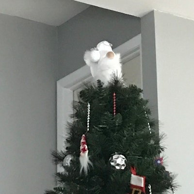 Angel Gnome, Tree Topper, Memorial Gnome Holiday Gnome, Christmas ...