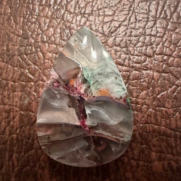 Coral Fossil Lotus Flower Pair - Teardrop Pair - Coral Agate - Agatized ...