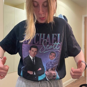 Michael Scott Homage T-shirt Tee Top US Office TV Show Retro 90's ...