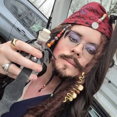 Realistic Fake Tony Stark's Beard Kit Full Handmade - Etsy