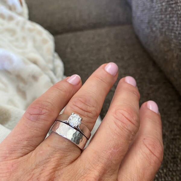 Triple Mother's Ring, Interlocking Name Rings, Personalized Rolling ...