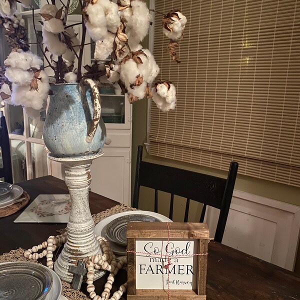 So God Made a Farmer Sign | Paul Harvey | Farmer Sign | Wood Sign ...