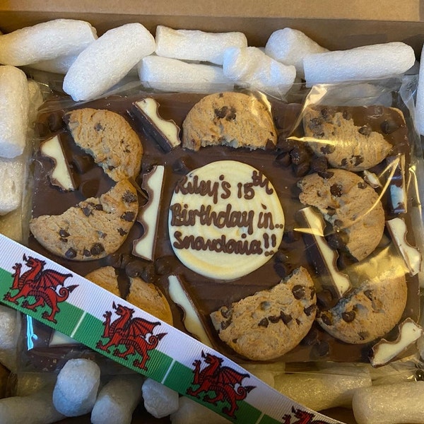 The Colossal Personalised Cookie Slab - Etsy
