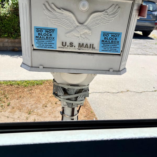 Goodbye - Postal Retirement Announcement - Lakeside Scene Mail Carrier ...