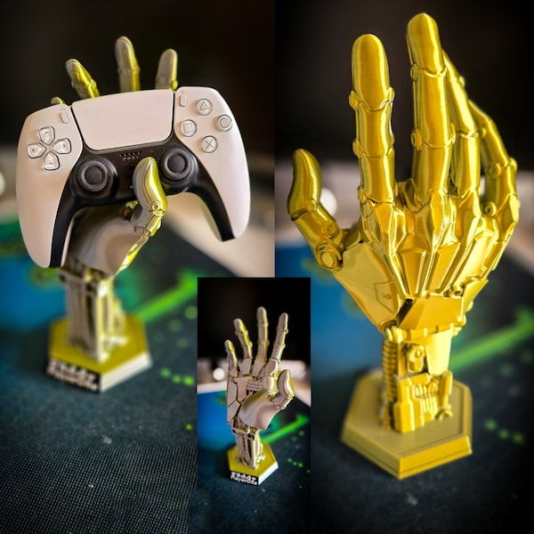 Robot Hand Controller Holder With Personalized Gamer Tag - Etsy UK