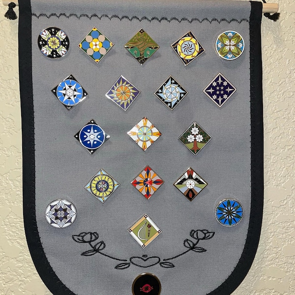 Finrod Felagund Sigil Enamel Pin | the Silmarillion | Lord of the Rings ...