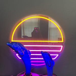 Middle Finger Neon Sign, Middle Finger Pattern Neon Light Sign, Led ...