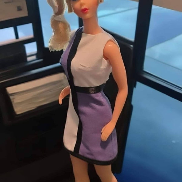 Trench Setter Hankie Chic Pattern Vintage Style Dress, Split Sleeve ...