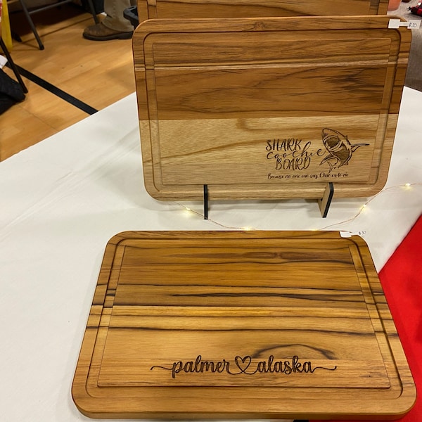 Digital File Cutting Board Display Stand | Laser Cutter | Cutting Board ...