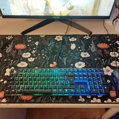 Anime Cafe Desk Mat, Lofi Aesthetic Large Mousepad, Serene Academia ...