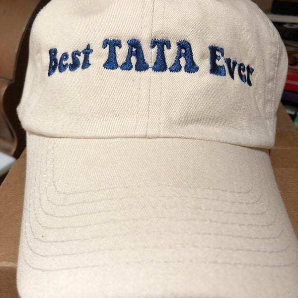 Personalized Custom Embroidered Dad Hat | Design Your Own Unstructured ...