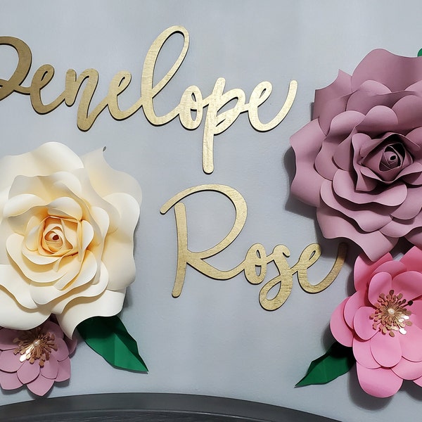 Personalized Name Sign, Custom Name Sign, Wooden Sign, Laser Cut Name ...