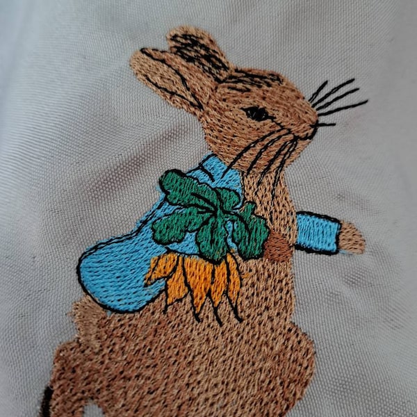 Easter Bunny Embroidery Design Peter Rabbit Machine Embroidery Design ...