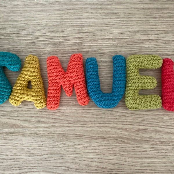 Crochet Pattern: Alphabet Capital Letters, Soft Letters, Play Letters ...