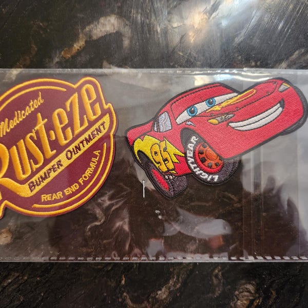 Rust-eze Logo Cars Movie Embroidered Iron-on Patch - Etsy