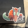 Pixel Hunger Bar Sticker, Video Game Sticker, Laptop Sticker, Water ...