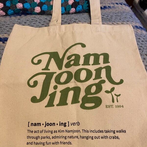 BTS Suga Tote Bag, Suga Tote Bag, Bts Fan Gift, Bts Merch, Suga Lovers ...